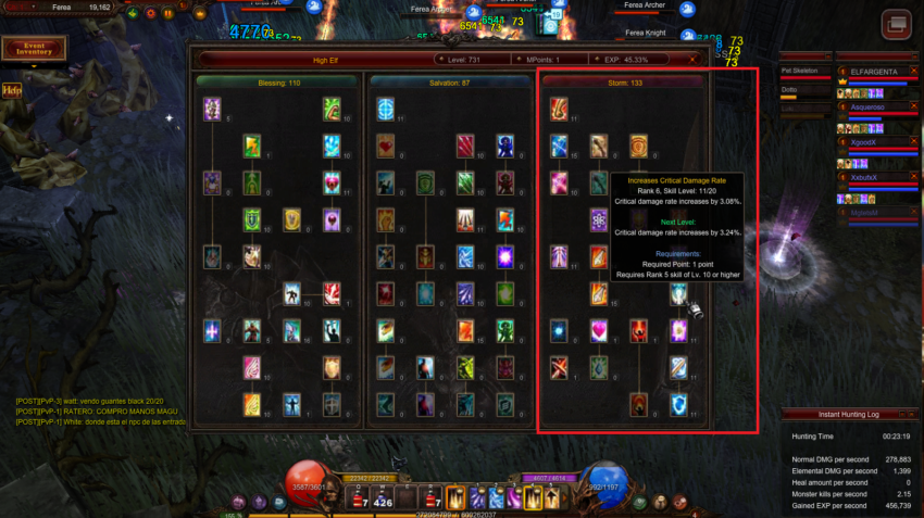 Arbol de Habilidades - Mu Online