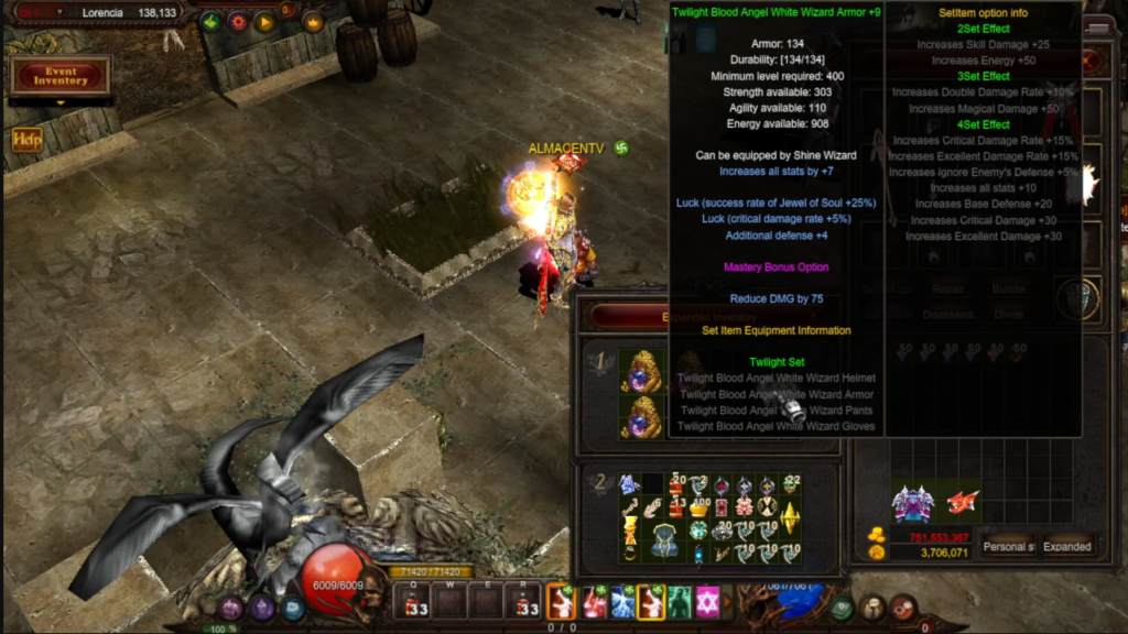 Items Bloodangel - Mu Online