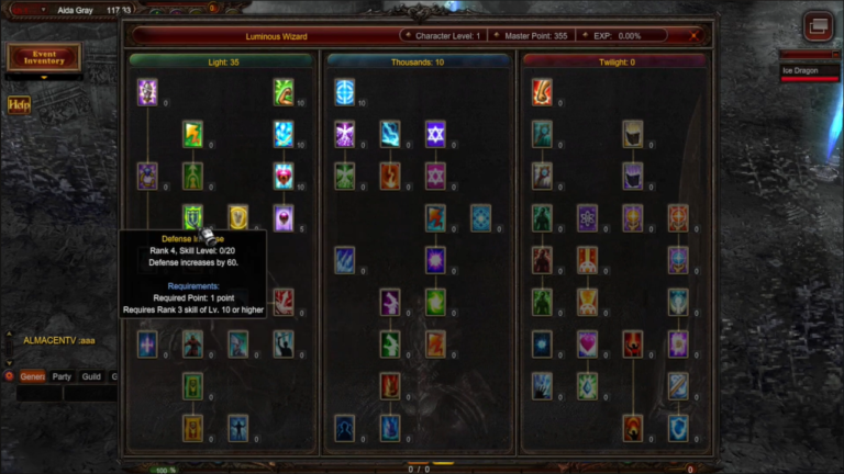 Arbol de Habilidades - Mu Online