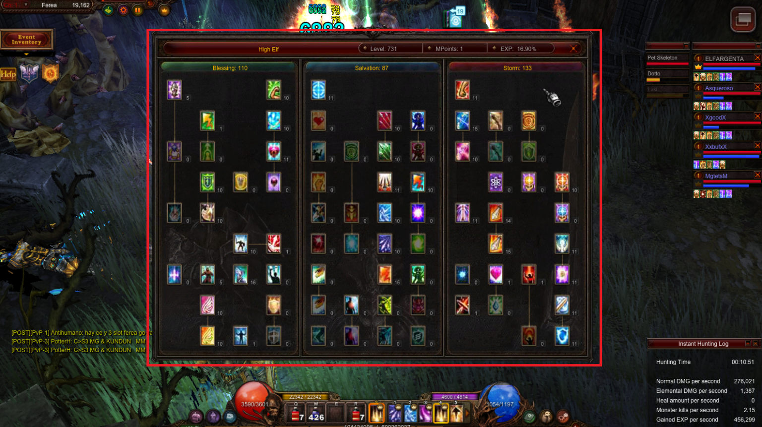 Arbol de Habilidades - Mu Online